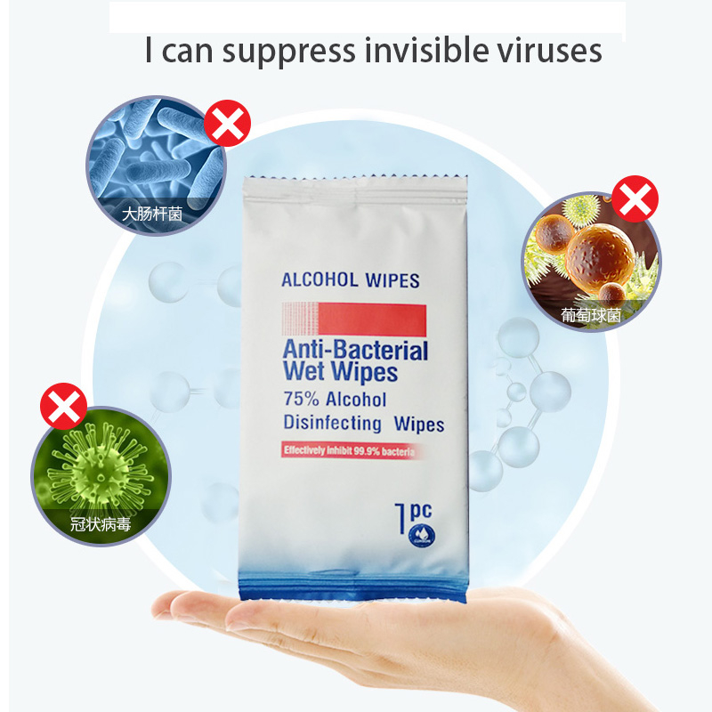 Alcohol Wipes Individually Wrapped | Manufacturer of Ethyl Cleaning Wipes